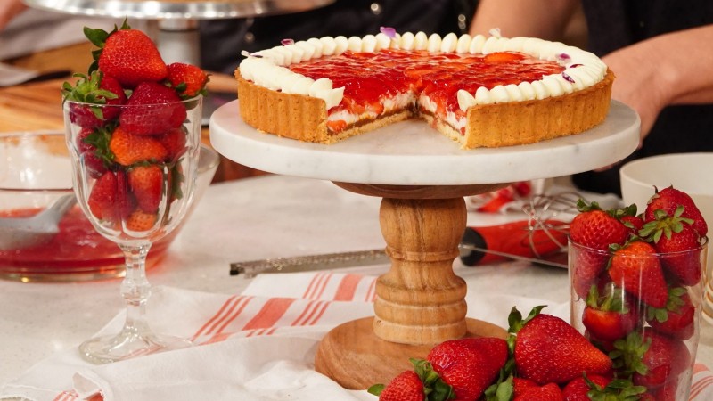 Torta invertida de manzana | Canal 9